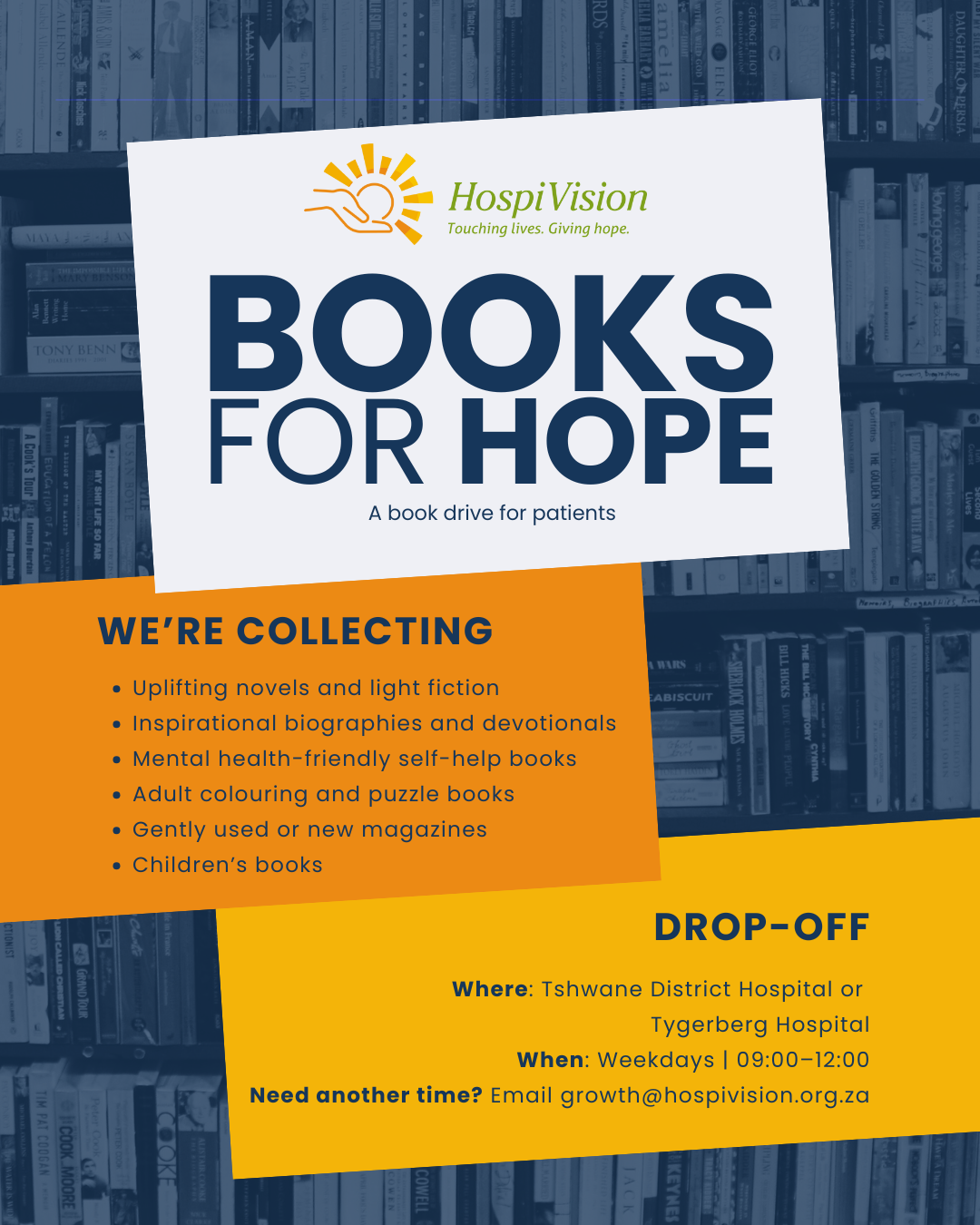 Books for Hope – Hospivision NPO