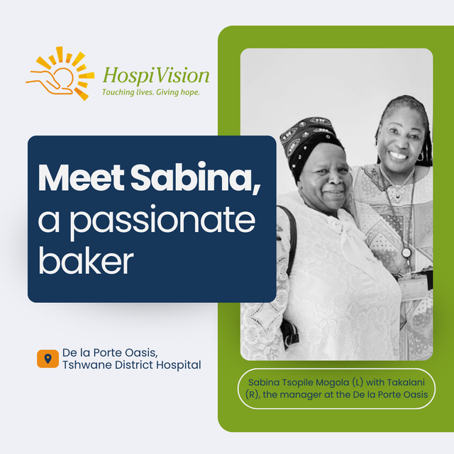 Meet Sabina Tsopile Mogola – Hospivision NPO